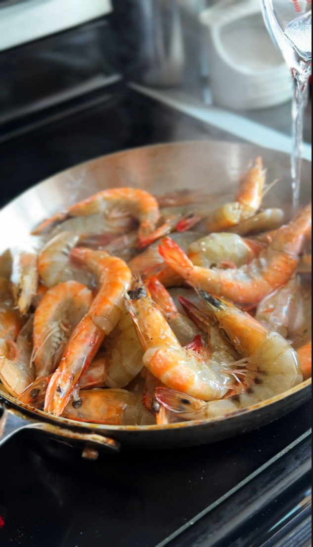 Halabos na Hipon (Steamed Shrimp) – Busogsilog